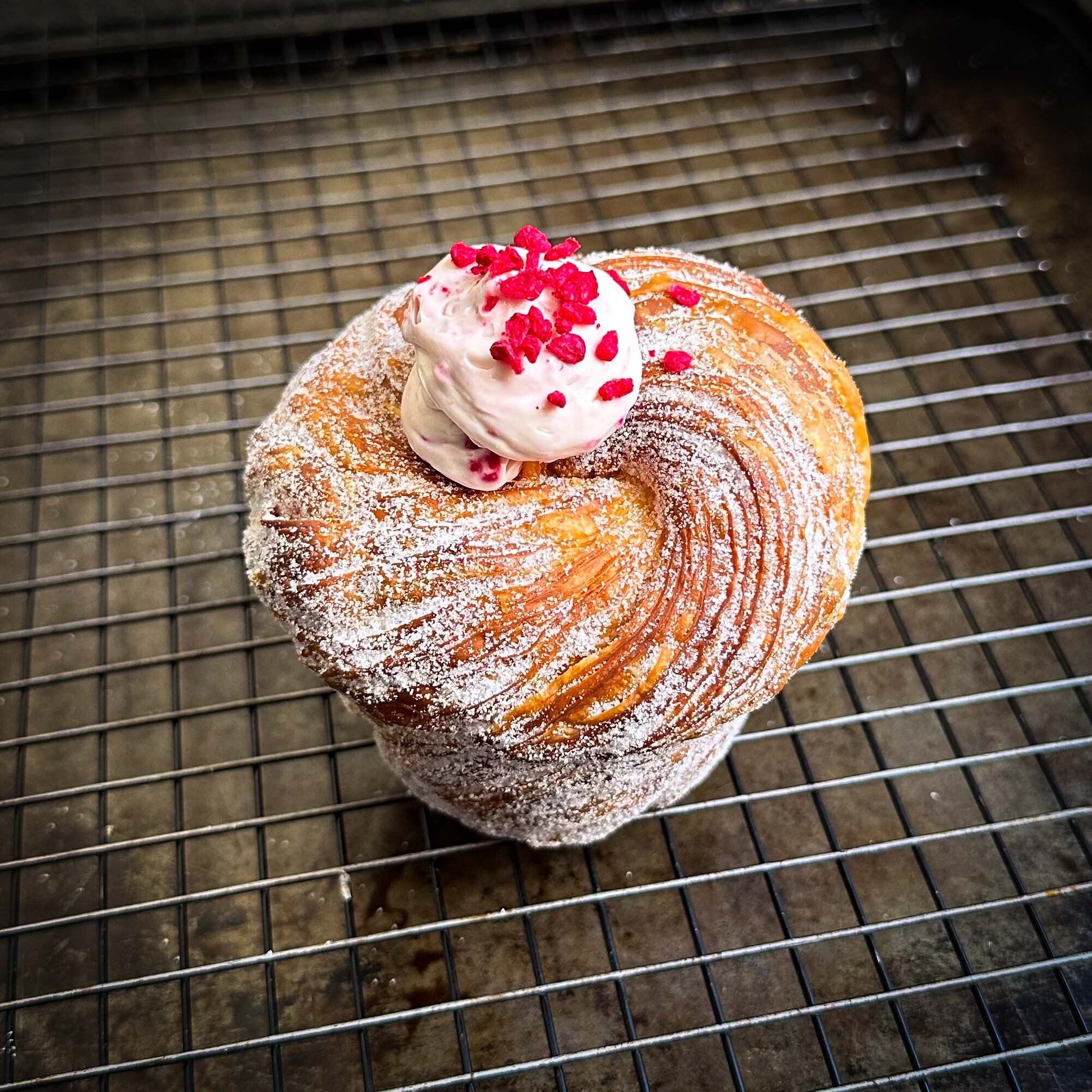 Raspberry Cheesecake Cruffin | Sunshine Coast Sourdough Co